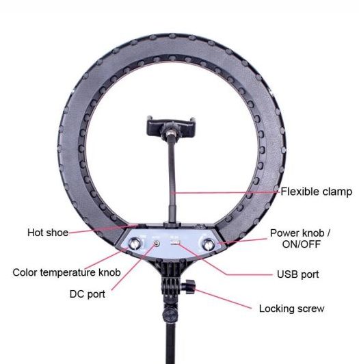 قیمت رینگ لایت Ring Light YQ-360A + سه پایه ⭐️ | خرید ️ | دیدنگار