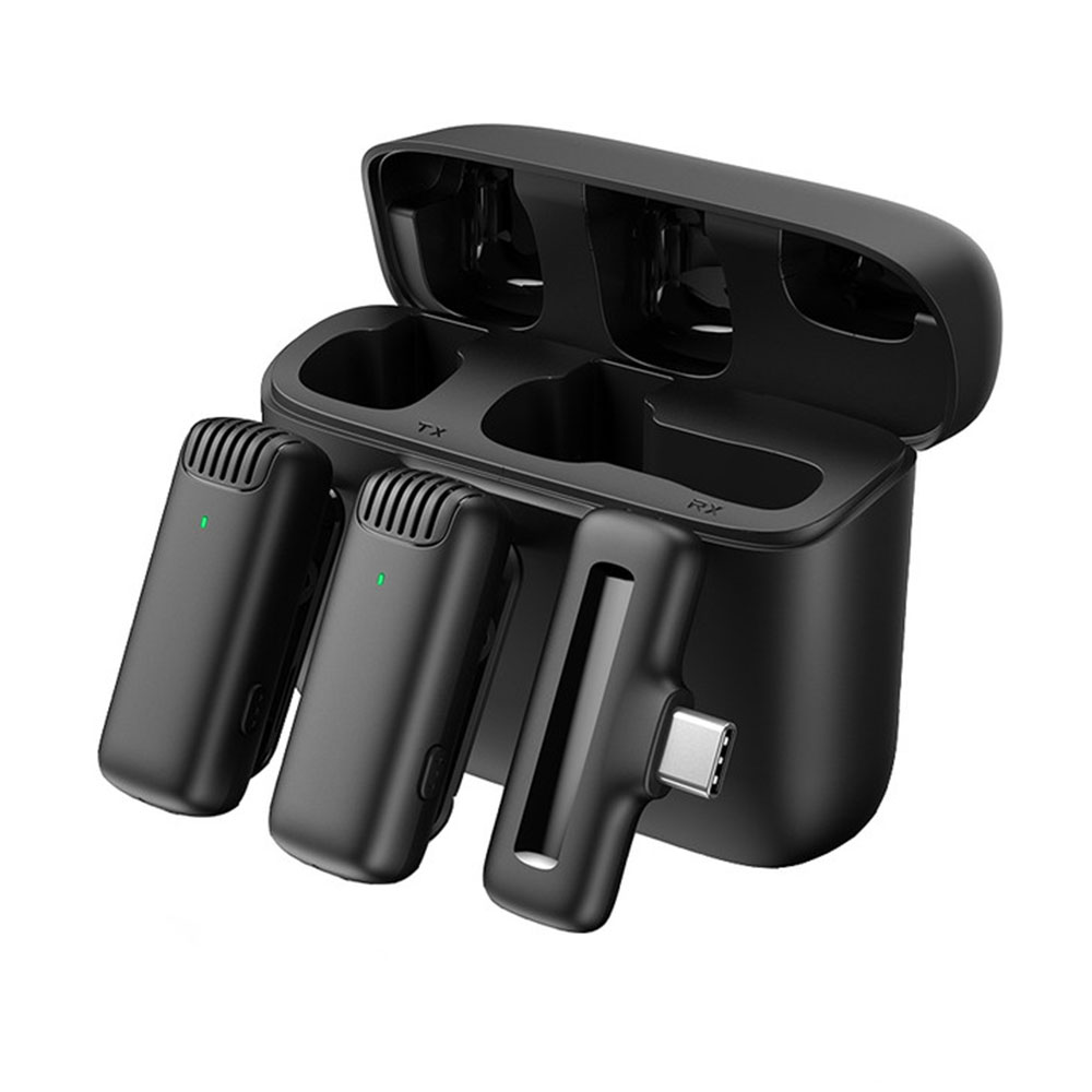 میکروفن یقه ای بی سیم انسر مدل Answer J13 Dual Type-C | دیدنگار