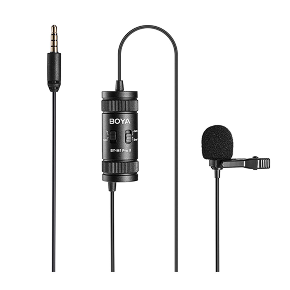 میکروفن یقه ای بویا مدل Boya BY-M1 Pro II | دیدنگار